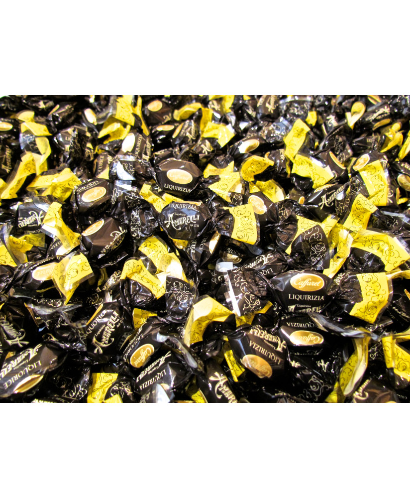 Caffarel Candy Mini Licorice Amarelli. Buy online sale italian candy ...